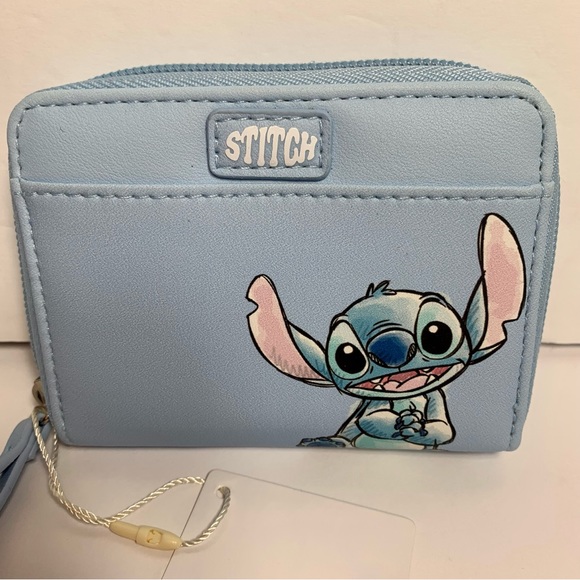 Primark | Bags | Nwt Disney Stitch Zip Around Wallet Approx 425h X 325l ...